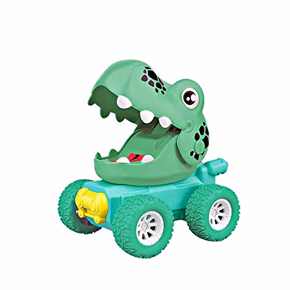 ZHFUYS Dinosaur Toy,Press & go Dinosaur Toy car Push and go car Toy for Boys 2 3 4 5 Year Old Kids Dino Toy(Wheel Color Random)