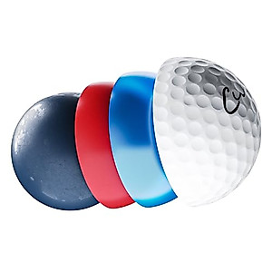 Cut DC Dual Core Golf Balls - Premium, Soft Core - Offers Decreased Ball Spin & Improved Golf Shot Accuracy and Control - 4 Piece Construction Designed for Players of All Levels (One Dozen)