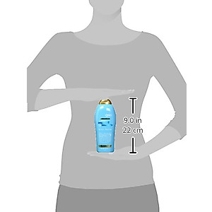 OGX Radiant Glow + Argan Oil of Morocco Extra Hydrating Body Wash for Dry Skin, Moisturizing Gel Body Cleanser for Silky Soft Skin, Paraben-Free, Sulfate-Free Surfactants, 19.5 fl oz