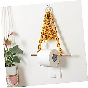 Paper Towel Wall Mount 1Pc Wall Hanging Shelves Paper Holder Bathroom Accessories Paper Rack Tissue Decorative Shelving