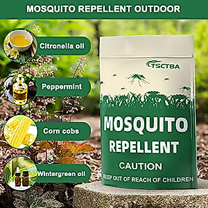 TSCTBA Mosquito Repellent for Patio, Natural Mosquito Repellent Outdoor and Indoor, Powerful Mosquito Repellent for Yard, Mosquito Control, Environmental Friendly - 8 Packs