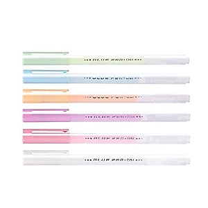 YEJAHY 6pcs Quick Dry Glue Pen, Adhesive Glue Pens Crafting Fabric Pen Liquid Glue Pen for Papercrafts, Handmade Stationery, DIY Foil-Stamping