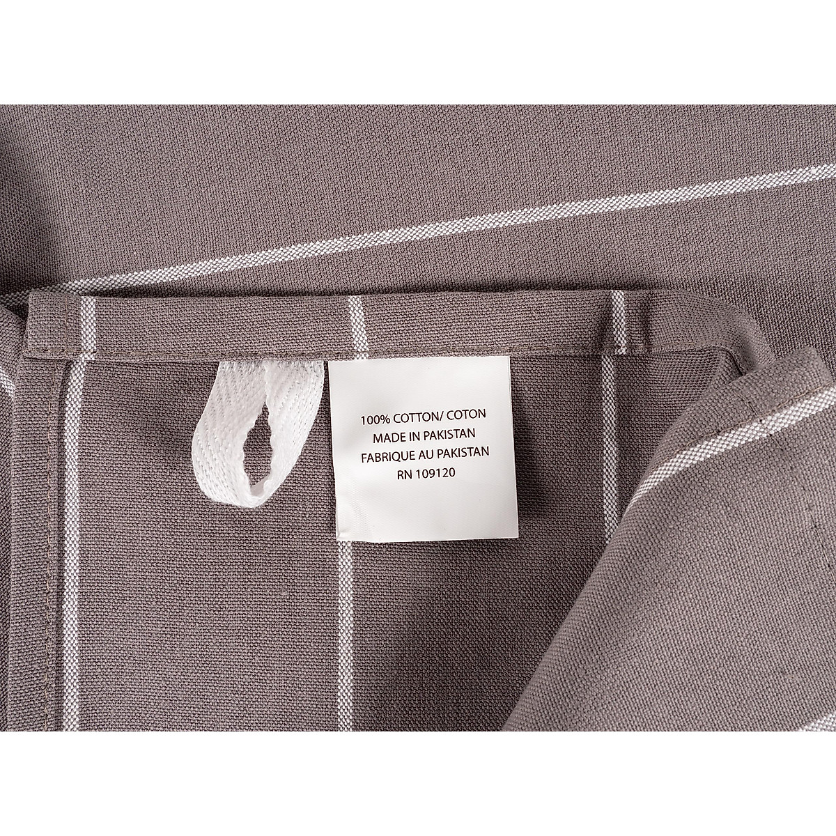 KAF Home Chelsea Assorted Kitchen Towel - Set of 10-18 x 28 Inches - Mixed Flat and Terry Dish Towels (Gray)