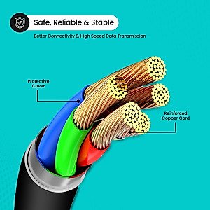 Portronics Mport 31 4 Ports USB Hub (USB A to 4 USB-A Ports 4 in 1 Connector USB Hub (Grey)