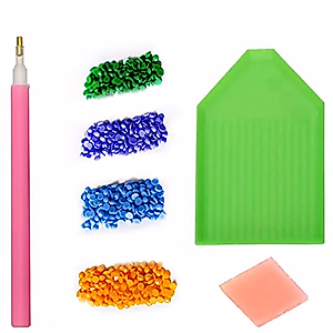 DIY 4 Th of July Diamond Painting Kits For Adults Patriotic,Diamond Art by Number Kit Celebrate American Flag Crystal Embroidery Beginner Arts Full Round Drill Crafts Home Wall Decor Gifts 12X16in