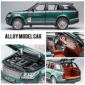WXXGY for Land Rover Range Rover. 1/24 Alloy Car Model Diecasts Toy Vehicles Metal Car Model Collection Kids Gift ( Color : Black )