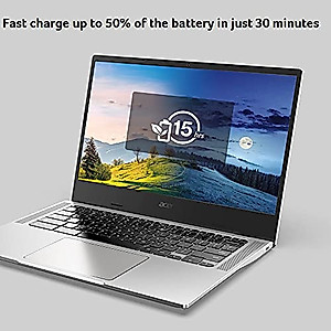 Acer Chromebook 514 Laptop | 14" FHD Display | MediaTek Kompanio 828 Octa-Core Processor | 8GB RAM | 64GB eMMC | Wi-Fi 6 | Backlit KB | Chrome OS | Up to 15 Hours Battery Life | CB514-2H-K7GF,Silver