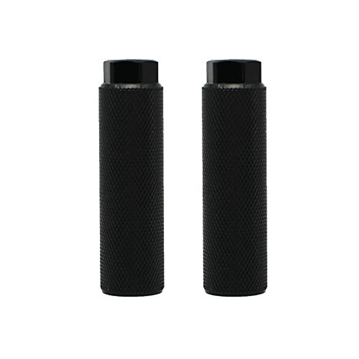 OUTLEYNY Bike Pegs, 3/8 inch - 26 Teeth Aluminum Alloy Bike Pegs Anti-Skid Foot Pedals BMX Pegs Rear Axles Stunt Pegs 2Pcs