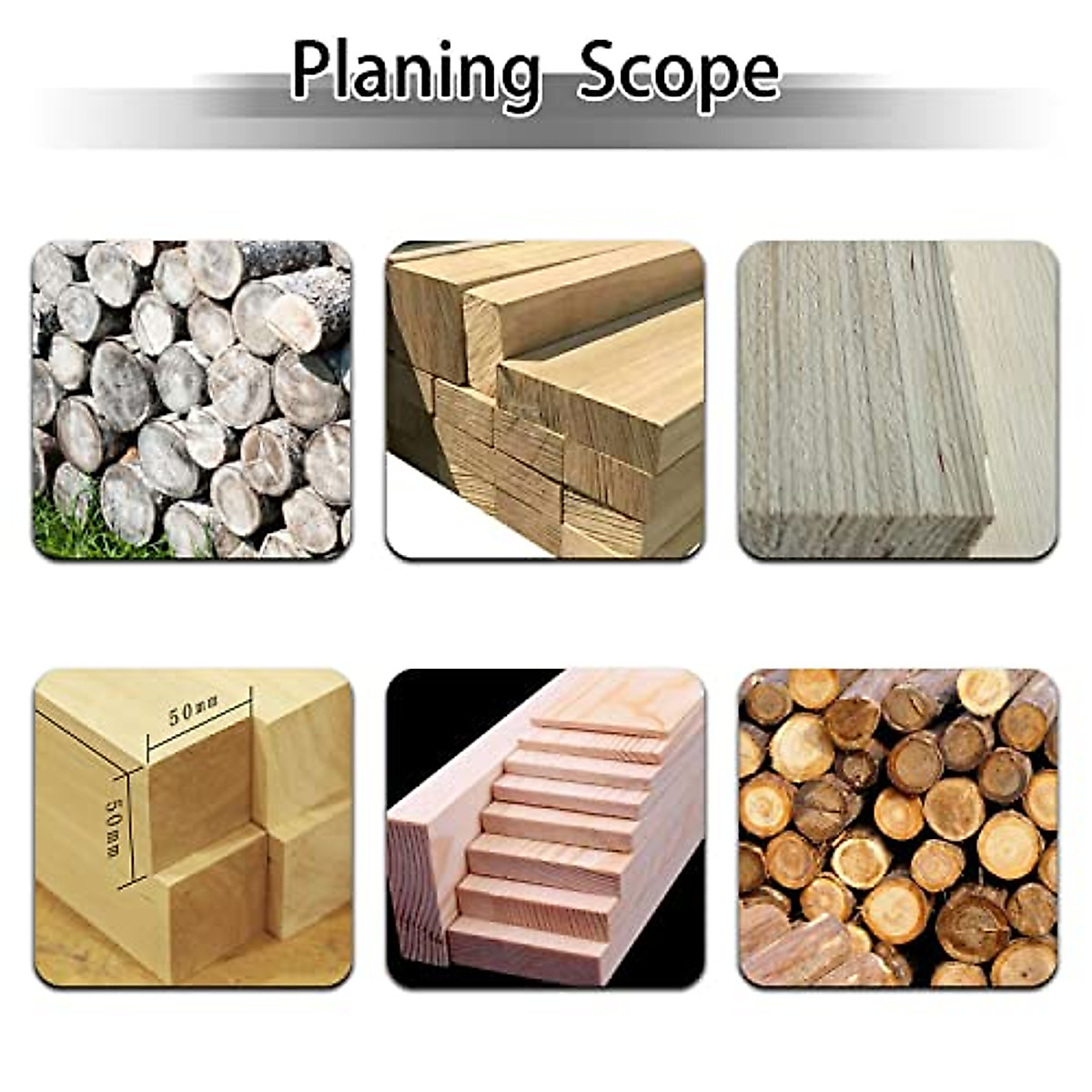 Planer Blades Knives for Delta 22-560 22-562 22-565 TP400LS Craftsman 21758 Wen 6550 Triton TPT125 Grizzly TP305 Porter Cable PC305TP 12.5 Inches HSS Replacement 4pcs