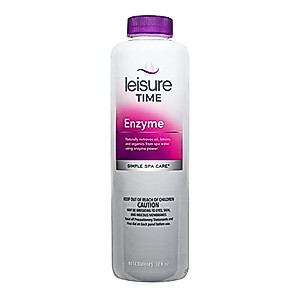 Leisure Time 12X1QT Enzyme Simple Care for Spas and Hot Tubs, 32 fl oz