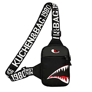 WRLDMCWLQ Shoulder Bag Sling Bag Men Women Small Bag Crossbody Bag Casual Phone Chest Bag for Travelling Hiking