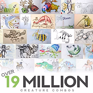 Mythical Creatures Drawing Games for Kids Mashup Animals Art Ideas. 150 Prompt Cards, Endless Ideas. Creative Gift for Tweens, Teens + Family Fun Night for Artsy Imaginations!