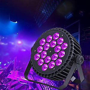 Stage Lights Par Lights Led Stage Lighting,18X10W DMX 512 8CH for Stage,church,Wedding, Dj,Band, Night Club, Theater Performance
