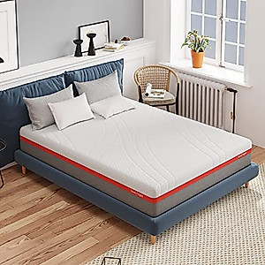Sweetnight Queen Mattress, 12 Inch Gel Memory Foam Mattress for Cool Sleep & Pressure Relief, Medium Firm Mattress with Motion Isolation, Clarity