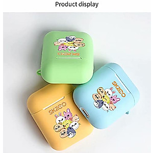 Stray Kids Cartoon Earphone Case for Airpods 1&2 Felix Bangchan Changbin Airpods Case Cover