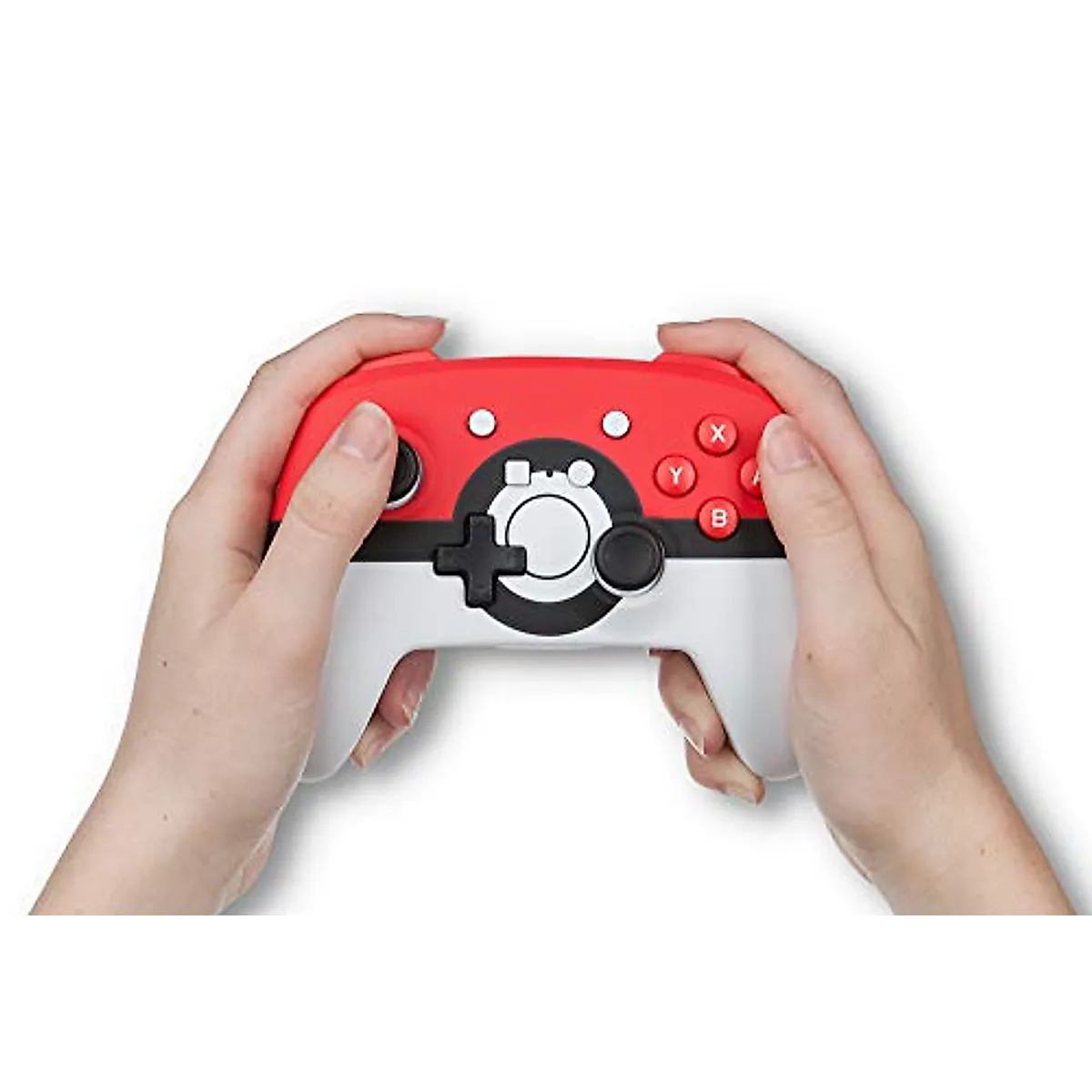 PowerA Enhanced Wireless Controller for Nintendo Switch: Pokemon Poke Ball Red - Nintendo Switch, Nintendo Switch Lite, Gamepad, game controller, Bluetooth controller, AA Battery