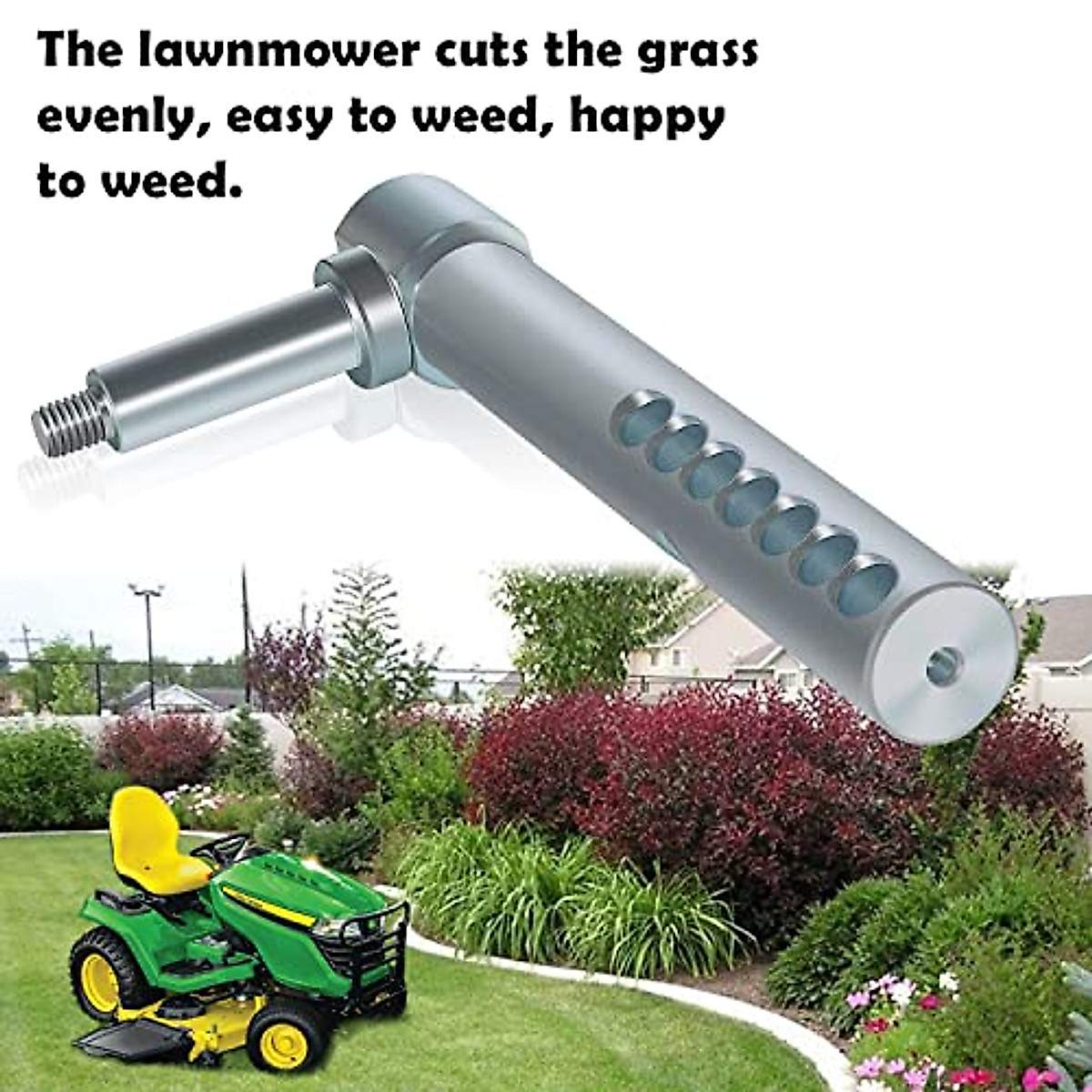 Hihitomorrow Mower Deck Gauge Wheel Arm Shaft Left Rear & Right Front Parts AM131288 for John Deere Mower Lawn & Garden Tractors GX345 GX355 4010 4210 GT225 GT235 X465 X575