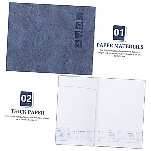 NUOBESTY 2023 Daily Planner 2024 Agenda Book Multifunction Paper Office Schedule Spring Notebook