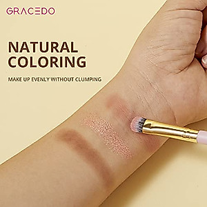 Makeup Brushes Set 7Pcs Professional Super Soft Cosmetic Brushes Portable Pink Makeup Brush Set for Foundation Blush Blending And Eyeshadow Makeup Tools