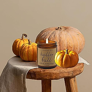 Fall Decorations for Home - Fall Candles, Fall Gifts for Women, Natural Soy Wax Autumn Morning Scented Candles