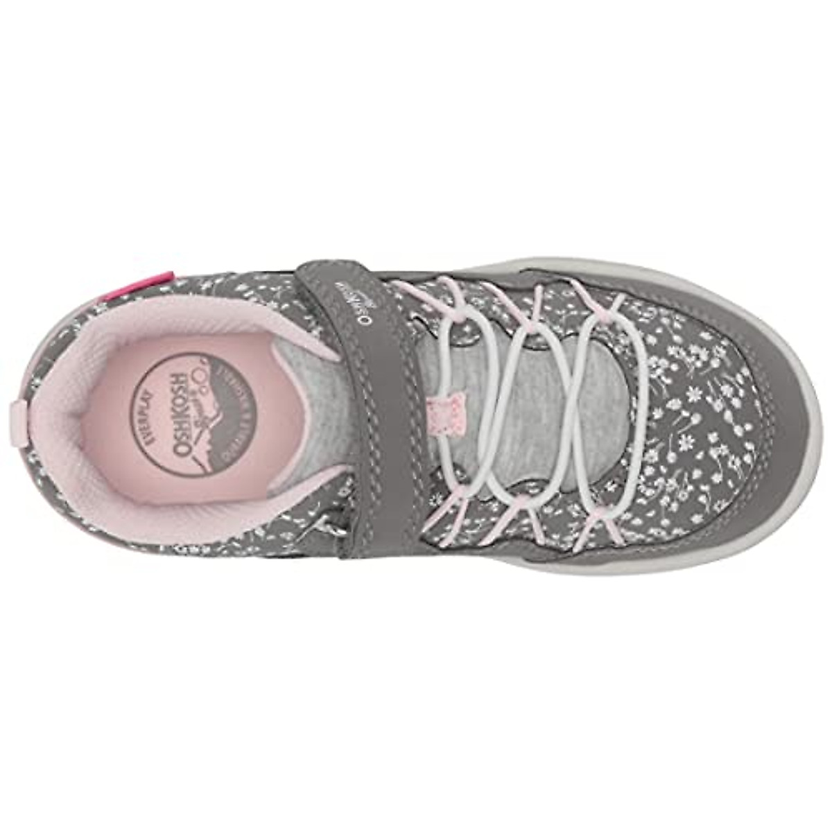 OshKosh B'Gosh Girls Cycla EverPlay Sneaker, Grey, 9 Toddler