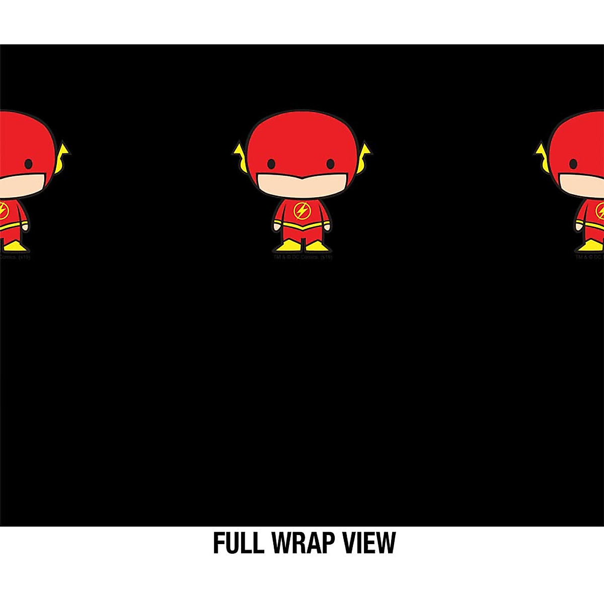 DC Flash - Flash OFFICIAL Flash Chibi 24 oz Insulated Canteen Water Bottle, Leak Resistant, Vacuum Insulated Stainless Steel with Loop Cap, Black