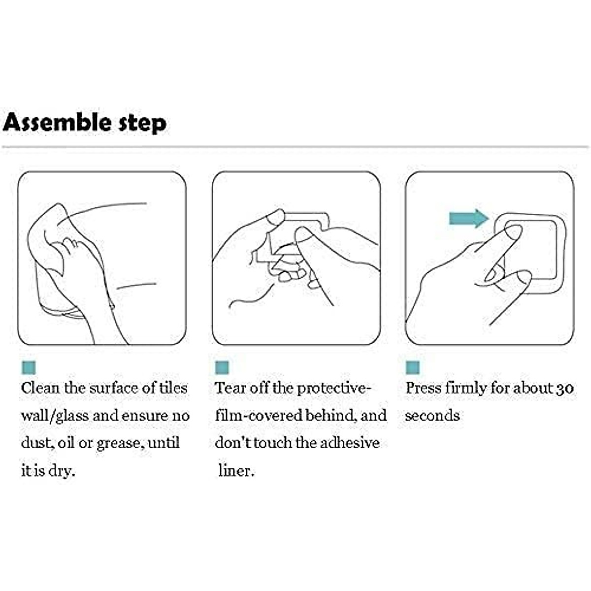 Koksi Self Adhesive Hooks Stainless Steel 3M Adhesive Wall Hanger, Waterproof Heavy Duty Sticky Wall Hooks Toilet Rust-Proof Bath Towel Hanger for Bathroom Bedroom Kitchen (2, Silver)