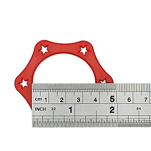 AKOAK 5 Pack Assorted Color Rubber Wireless Slip Holder Stand Roller Mic Microphone Handheld Microphone Anti-rolling Protection Rings