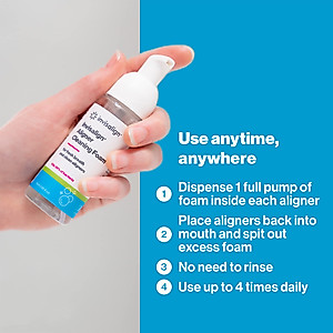 INVISALIGN Aligner Cleaning Foam for Aligner and Retainer Cleaning, 55 ml