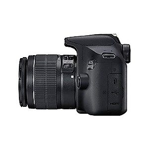 EOS 2000D DSLR Camera and EF-S 18-55 mm f/3.5-5.6 is II Lens, Black (Renewed)