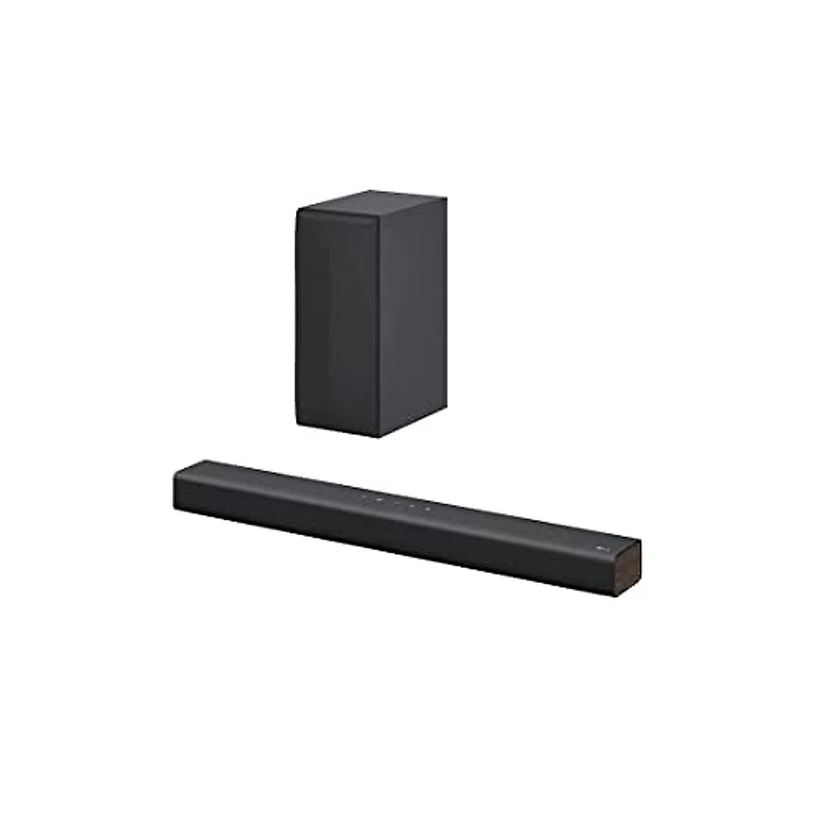 LG Sound Bar and Wireless Subwoofer S40Q - 2.1 Channel, 300 Watts Output, Home Theater Audio Black
