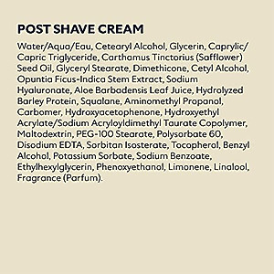 Dollar Shave Club Post Shave Cream for Rich Hydration Suitable for Sensitive Skin 3.4 oz