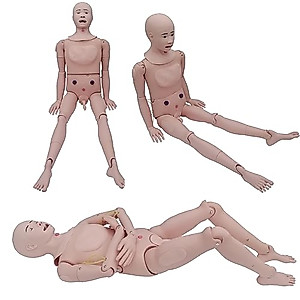 PreAsion Manikin Training 24 Wound ModulesTrauma Manikin Care Multi Functional Anatomical Human Model Advanced Training Manikin Model Demonstration Manikin for Men and Women Life-Size Nursing Model