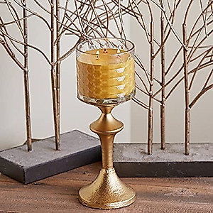 Root Candles Honeycomb Beeswax Blend Scented Candle, 12-Ounce, Bourbon Pear