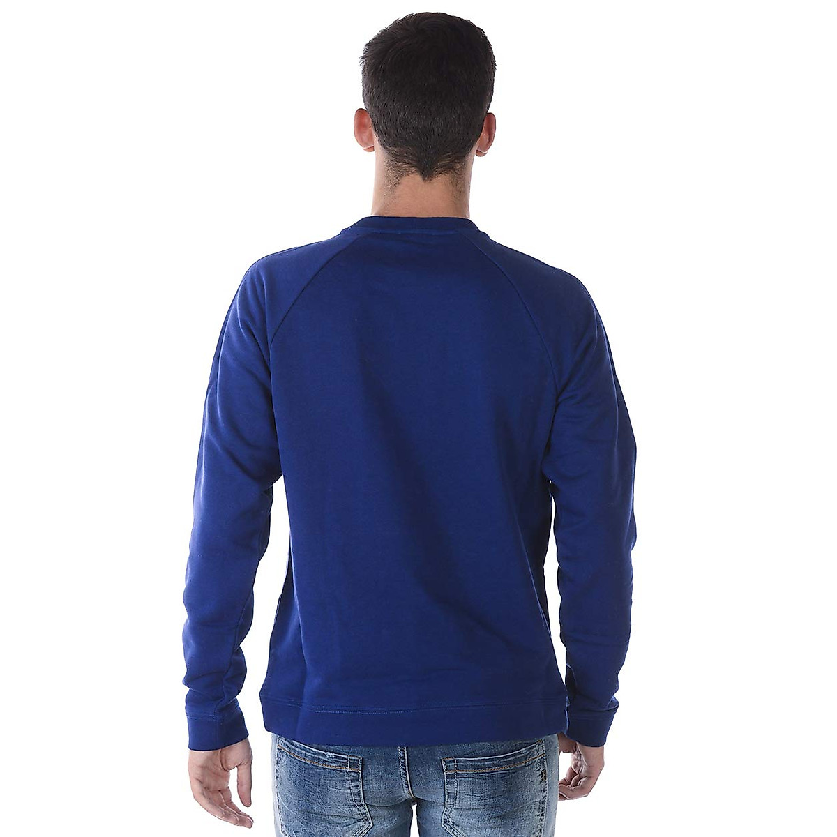 Versace Collection Sweatshirt logo Cotton for men V800687SVJ00358 (as1, alpha, s, regular, regular, Blue, Small)