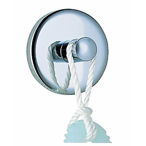 Plumb USA 4-Piece Bathroom Hardware Accessory Set, Includes Towel Bar, Toilet Paper Holder, Towel Ring and Robe Hook, Chrome Finish