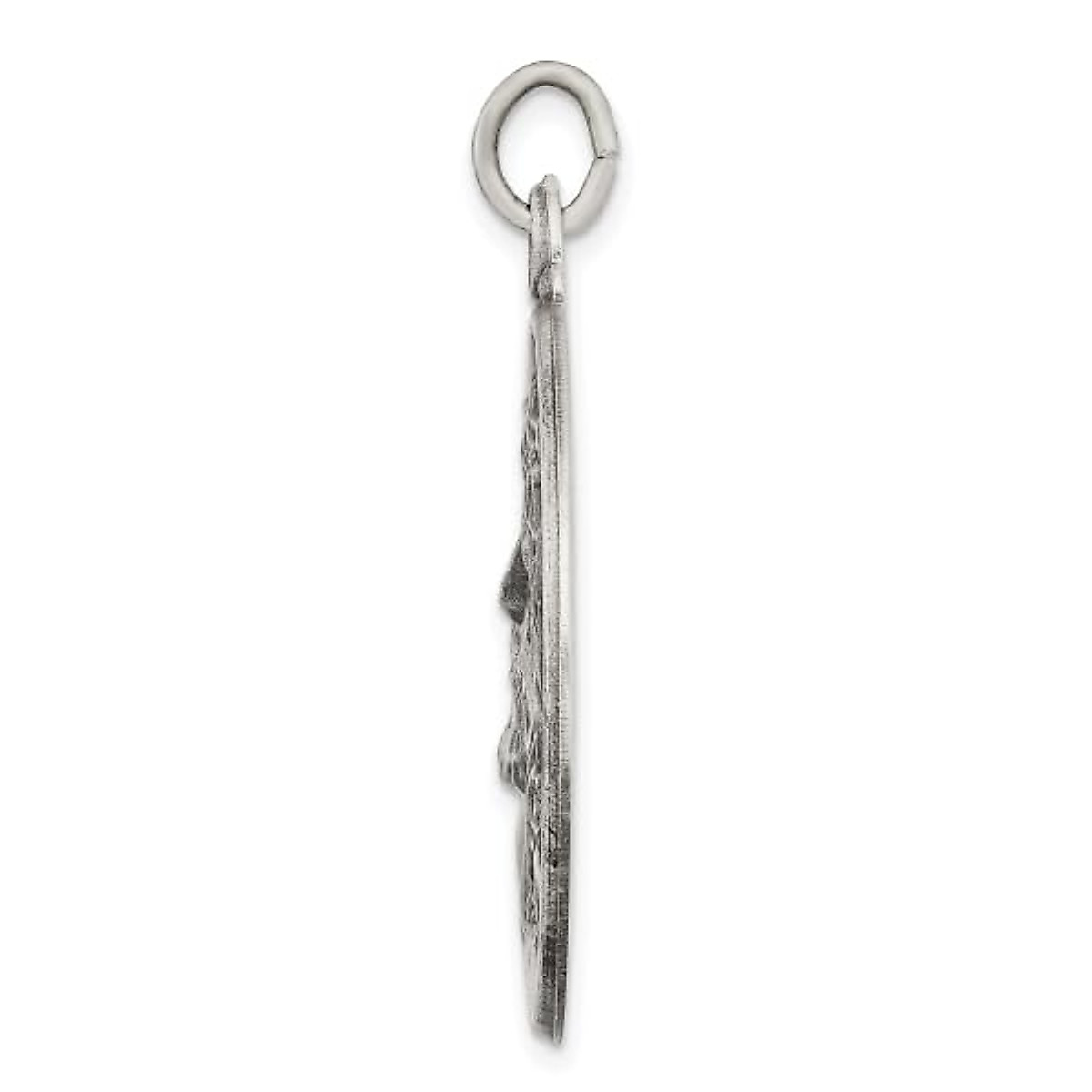 IceCarats 925 Sterling Silver Vintage Ecce Homo Jesus Christ Head Medal Necklace Religious Pendant Christian Faith Charm 38mm x 28mm Only