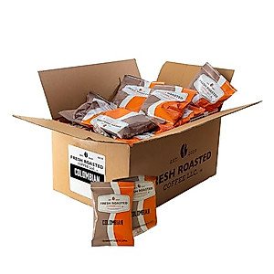 Fresh Roasted Coffee, Colombian Supremo, Pre-Ground Fractional Packs, 1.75 Ounce, 42 Count