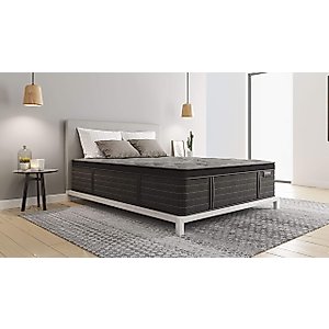 Alpine Breeze Graphite EuroTop Hybrid Mattress 14.5-inch - Quilted, Full, Medium