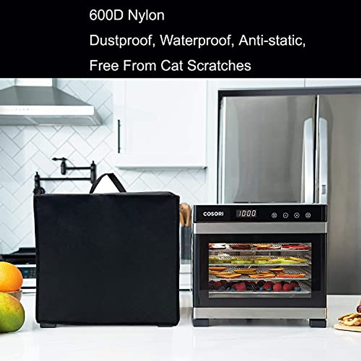 Wanty Heat-Resistant Waterproof Dust-Proof Dehydrator Cover Protector, Nylon Fabric Dust Cover Case Protections for COSORI Premium Food Dehydrator (50 Recipes) CP267-FD