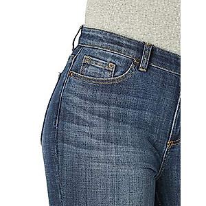 Lee Women's Slim Fit Skinny Leg Midrise Jean, Lagoon Blue, 12 Short