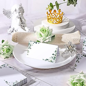 Pack Of 100 Elegant Wildflower Place Cards Table Setting Card Elegant Seating Cards For Weddings And Special Event