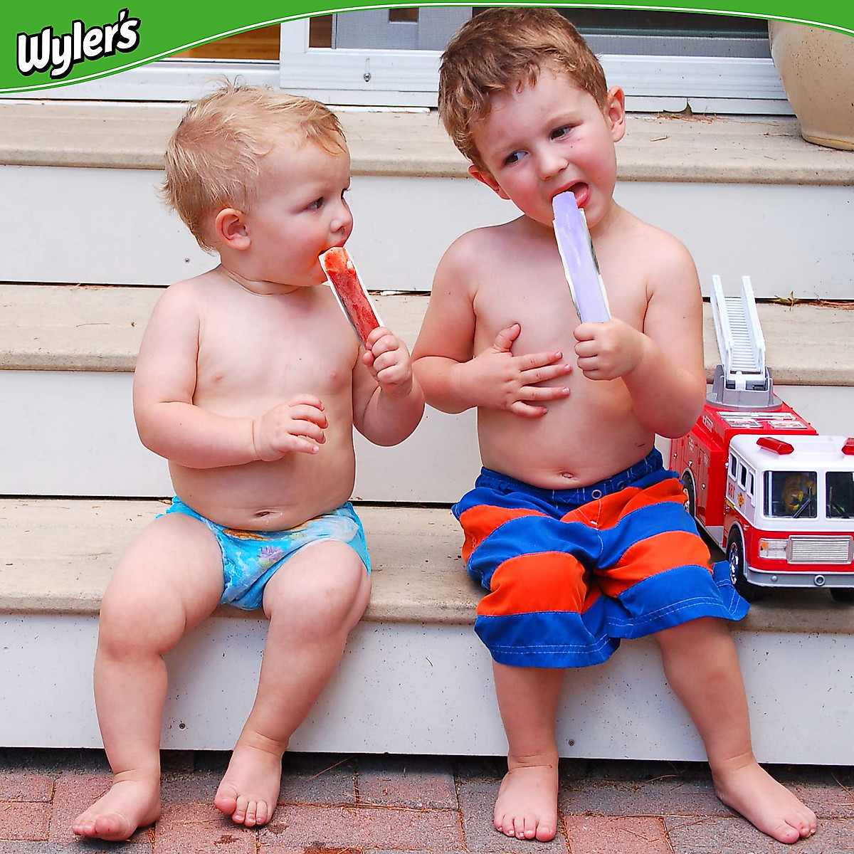 Wyler's Authentic Freezer Pops, Original, 70 Count ((35) Original & (35) Berry/Cherry)