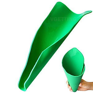 VGETTING Flexible Draining Tool Car Oil Change Funnel, General Purpose Automotive Funnel Reusable Foldable Draining Funnel Drip-Free Oil Filter Guide Tool (14.57x6.7Inch)