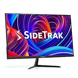 SideTrak Select Edgeless Desktop Computer Monitor 23.8” HD 1080p LED VA Matte Desktop Screen | 60-75Hz Refresh Rate | HDMI, VGA | Certified Blue Light Protection | Enhanced Color Vibrance