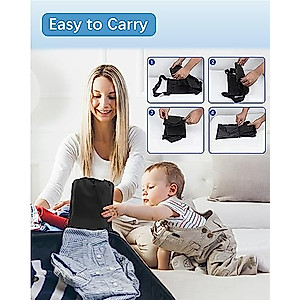 B1jounie YA Flyaway Kids Bed Airplane, Toddler Travel Bed, Baby Airplane Essentials, Airplane Seat Extender for Kids, Portable Airplane Bed for Toddler, Airplane Travel Essentials for Kids