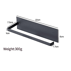 IAMKHO 2 PCS Paper Towel Holder, Adhesive Paper Towel Holder Under Cabinet Wall Mount for Kitchen Paper Towel, Toilet Tissue Roll Paper Holder, Paper Towel Rack for Bathroom