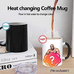 Funny Coffee Mug, Custom Mug, Barry Wood Mug, Picture Appears When Heating, Adult White Elephant Gifts, Funny Gifts, Gag Gifts, Weird Gifts, Color Changing Mug used for Friends（No occlusion）
