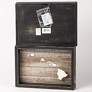 Primitives by Kathy 28230 State Pride Box Sign, Hawaii 10.75" x 7.75"