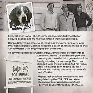 Happy Jack Mange Medicine & Mange Treatment for Dogs & Horses - Brings Soothing Itch Relief to Severe Mange, 8oz